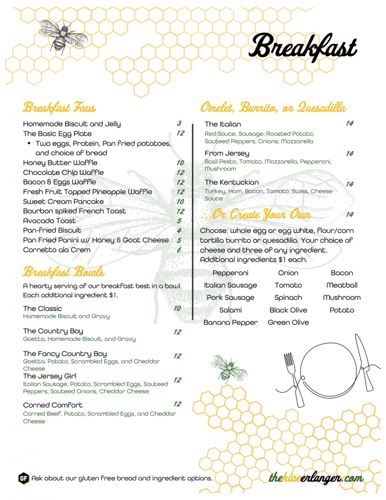 Breakfast, Brunch, Lunch – The Hive