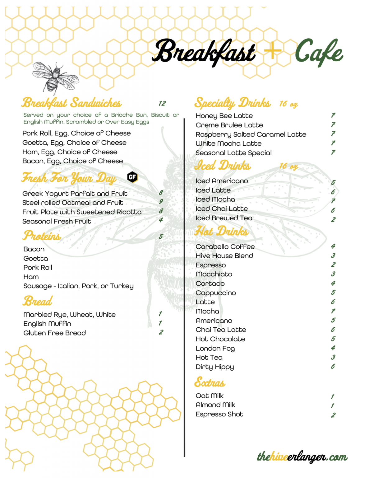 Breakfast, Brunch, Lunch – The Hive