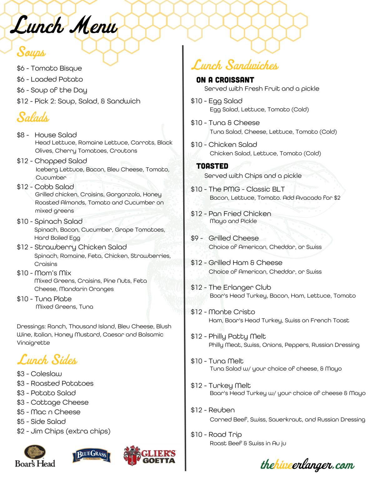 Breakfast, Brunch, Lunch – The Hive